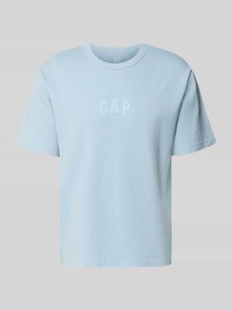 GAP T-Shirt mit Logo und Rundhalsausschnitt