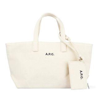 A.P.C. A.p.c., Femme, Sacs, Beige, Taille: ONE Size Le Drummer Toile Small