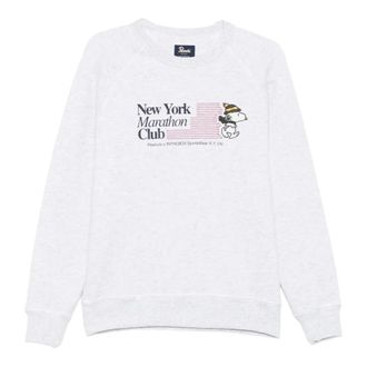In The Box NY Marathon Snoopy Sweatshirt - - Sweatshirts & Hoodies - Herren - Grau - XS