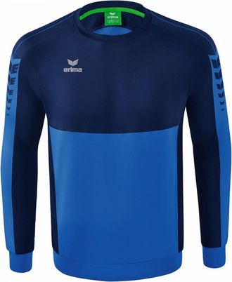 Erima Unisex Erwachsene Casual Six Wings Sweatshirt (1072202), New royal/New Navy, 3XL