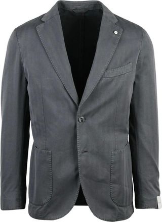 L.B.M. 1911 L.b.m. 1911, Homme, Vestes, Gris, Taille: L Giacca sfiancata