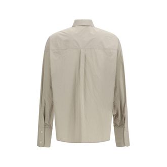 Dolce & Gabbana Mens Beige Cotton Dress Shirt