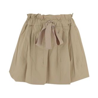 Patou Femme, Jupes, Beige, Taille: 40 FR Cotton Bloomer Skirt