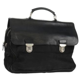 Prada Sac &agrave; main vintage en nylon Pre-owned - Femme - Pre-owned - Noir - Taille: ONE Size