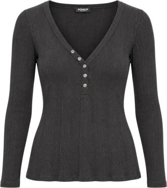 Dondup Maglia - Femme - Tops - Noir - Taille: 40 FR