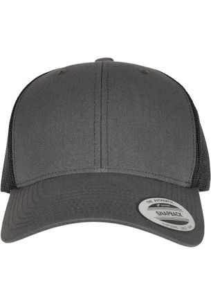 Flexfit Unisex 6606T-Retro Trucker 2-Tone Baseball Cap, Charcoal/Black, one Size