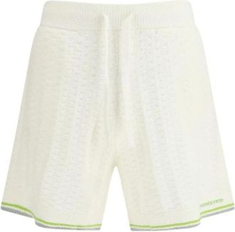 Casablanca Homme, Shorts, Blanc, Taille: M Bermuda en coton