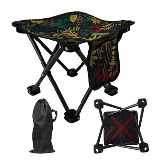 Generic Klappst&uuml;hle f&uuml;r den Au&szlig;enbereich, Campingst&uuml;hle f&uuml;r den Au&szlig;enbereich, leichter Hocker mit Aufbewahrungstasche, robuster und bequemer St&auml;nder f&uuml;r Reise