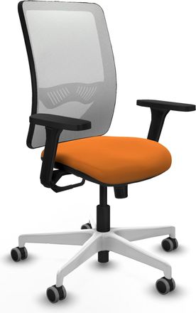 Piqueras y Crespo Gepolsterter B&uuml;rostuhl Zulema mit 3D-Armlehnen, h&ouml;henverstellbare Lendenwirbelst&uuml;tze, ausgestattet mit 3 Positionen und Schneidschaum, mit Rollen von 