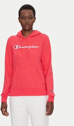 Champion Sweatshirt Slim Big Logo 118097 Korallenfarben Regular Fit