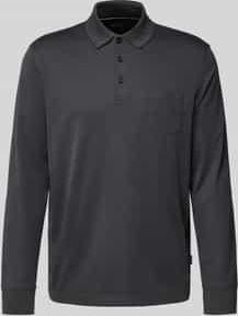 Bugatti Poloshirt mit Label-Stitching