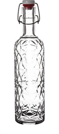Bormioli Rocco 320268-MQD Glasflasche Orient, 1 l, transparent, 320268MQD121990, Durchsichtig