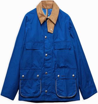 Barbour Paul Smith loves Barbour Wachsjacke Bedale mit Cord-Details in