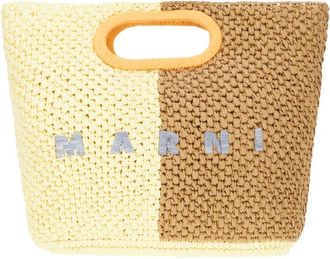 Marni Femme, Sacs, Beige, Taille: ONE Size Seaside Tote Bag