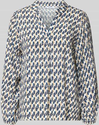 Zabaione Blusenshirt aus Viskose mit Tunika-Kragen Modell Ha44nna