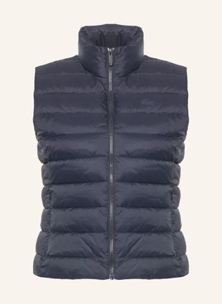 Lacoste Steppweste blau