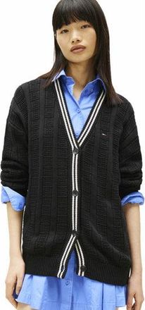 Tommy Jeans Flag Cable W - Pullover - Damen