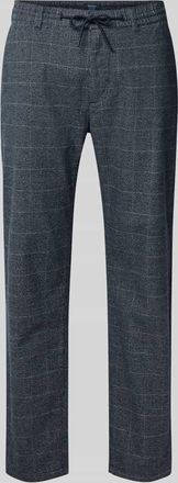 Mc Neal Slim Fit Stoffhose aus Baumwoll-Mix mit Tunnelzug