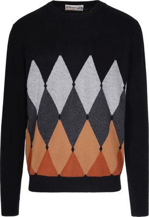 Ballantyne pull à losanges - Noir