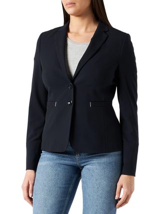 Taifun Damen 530026-19800 Blazer, Marine, 38 EU
