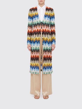 Missoni Cardigan en m&eacute;lange de viscose lurex &agrave; motif zig-zag