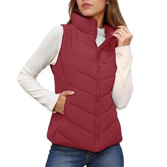 Generic Gilet Long Fin Femme Manteaux Camel Courte Pantalon Trenchs Ecossais Boutonn&eacute; Patineuse Crois&eacute; Cass&eacute; Frange Asym&eacute;trique Molletonn&eacute; Rouille Tout Coudie