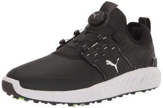 Puma Herren Ignite Articulate Disc Golfschuh, Black Silver Schwarz, 45 EU