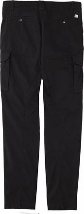 C.P. Company Cotton Stretch Cargo Trousers - Black