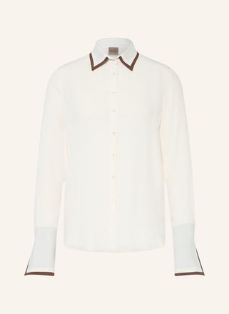 &Eacute;manou &Eacute;manou Hemdbluse Mit Seide weiss