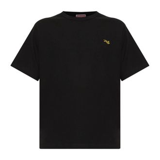 Kenzo Homme, Tops, Noir, Taille: L T-shirt Classique Gots Jumping Tiger Crest