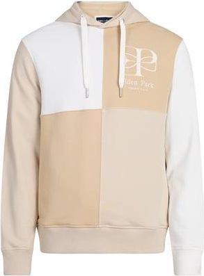 Eden Park Sweat &agrave; capuche colorblock en coton