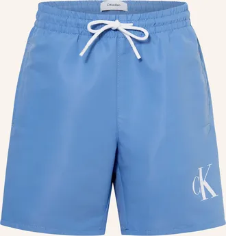 Calvin Klein Badeshorts Ck Monogram blau