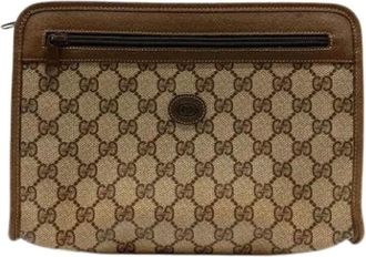 Gucci unisex, Pre-owned, Brun, Taille: ONE Size Pochette Pre-owned