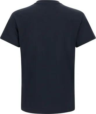 Fendi Logo-Embroidered T-shirt - Navy