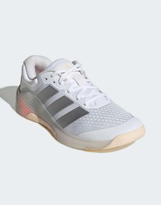 adidas adidas Performance - Dropset 4 - Trainingsschuhe in Wei&szlig; und Silber