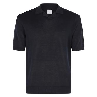 Eleventy Maglia Petto e Bavero - - Tops - Herren - Blau - XL