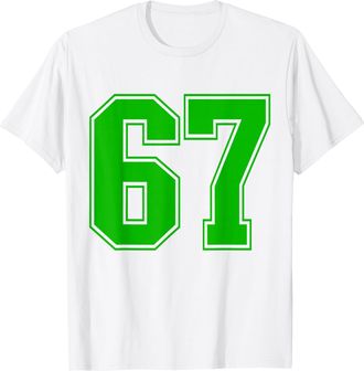 BDAZ 67 gr&uuml;ne Zahlen T-Shirt