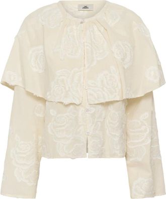 Karen by Simonsen Femme, Blouses et Chemises, Beige, Taille: 38 FR Blouse