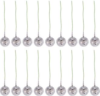 Soimiss 50st&uuml;cke Weihnachtsschmuck mit Beeren Beerendekoration f&uuml;r Basteln Beeren-baumschmuck Beerenblumen-Accessoires f&uuml;r Weihnachtsdeko