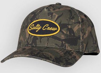 Salty Crew Upstream Strapback Cap olive camo