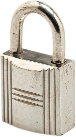 Herm&egrave;s Halskette - Palladium Plated Cadena Lock and Key - Gr. unisize - in Silber - f&uuml;r Damen