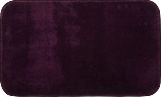 Gözze Premium Rutschfester Badteppich, RIO, 100% Microfaser, 70 x 120 cm - Beere