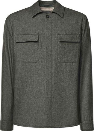 Eleventy Casualjacke - Gr&uuml;n