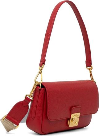 Coccinelle Femme, Sacs, Rouge, Taille: ONE Size C-Me Lock Medium