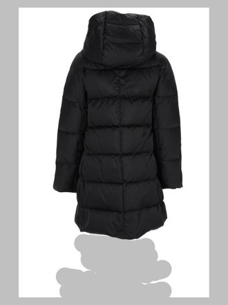 Herno Padded A-Shape Down Coat - Black