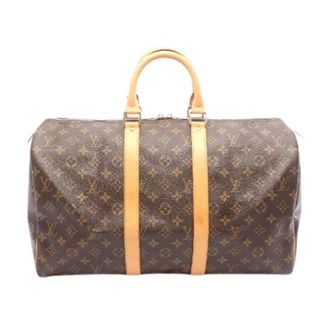 Louis Vuitton unisex, Pre-owned, Brun, Taille: ONE Size Pre-owned Keepall 45 Boston Bag Monogram