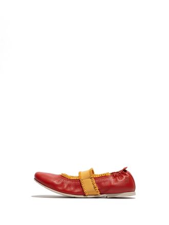 FLY London Fly London Damen GECH253FLY Flat, Devil RED/Yellow, 37 EU