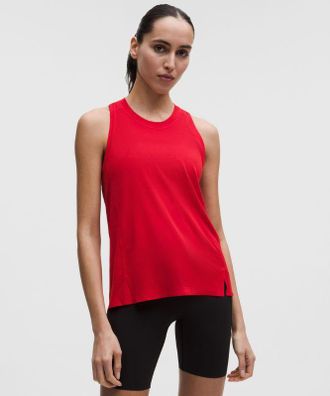 lululemon D&eacute;bardeur Fast and Free Bandes perfor&eacute;es pour Femmes - Rouge - Taille XL