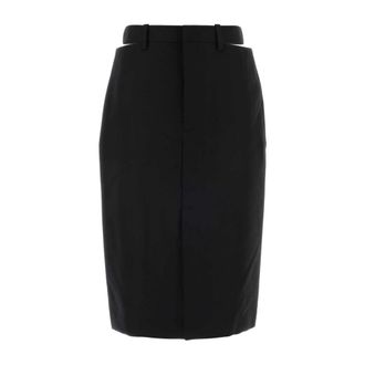 Jil Sander Femme, Jupes, Noir, Taille: 42 FR Skirt 129