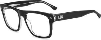 Dsquared2 Homme, Accessoires, Noir, Taille: 54 MM Icon 0018 Optical Frame